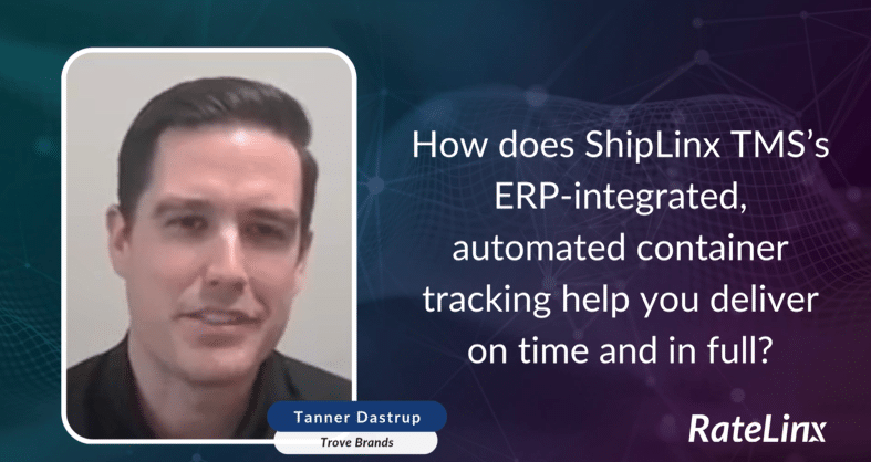 How does ShipLinx TMS's ERP-integrated, automated container tracking ...